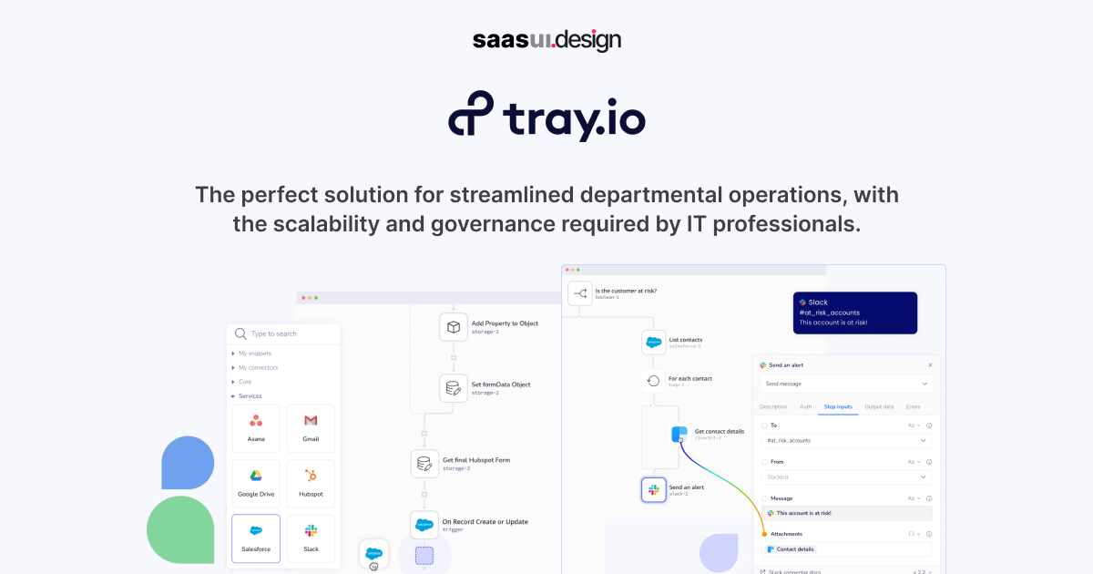 Tray | UI, UX Design | SaaS | Application Design | saas ui